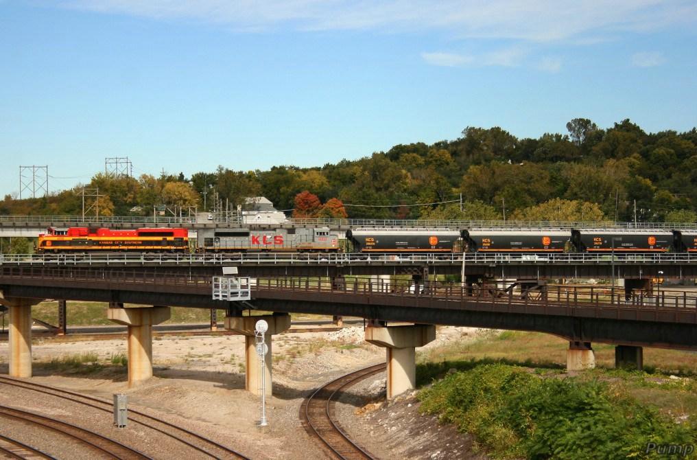 Westbound KCS Empty Grain Train